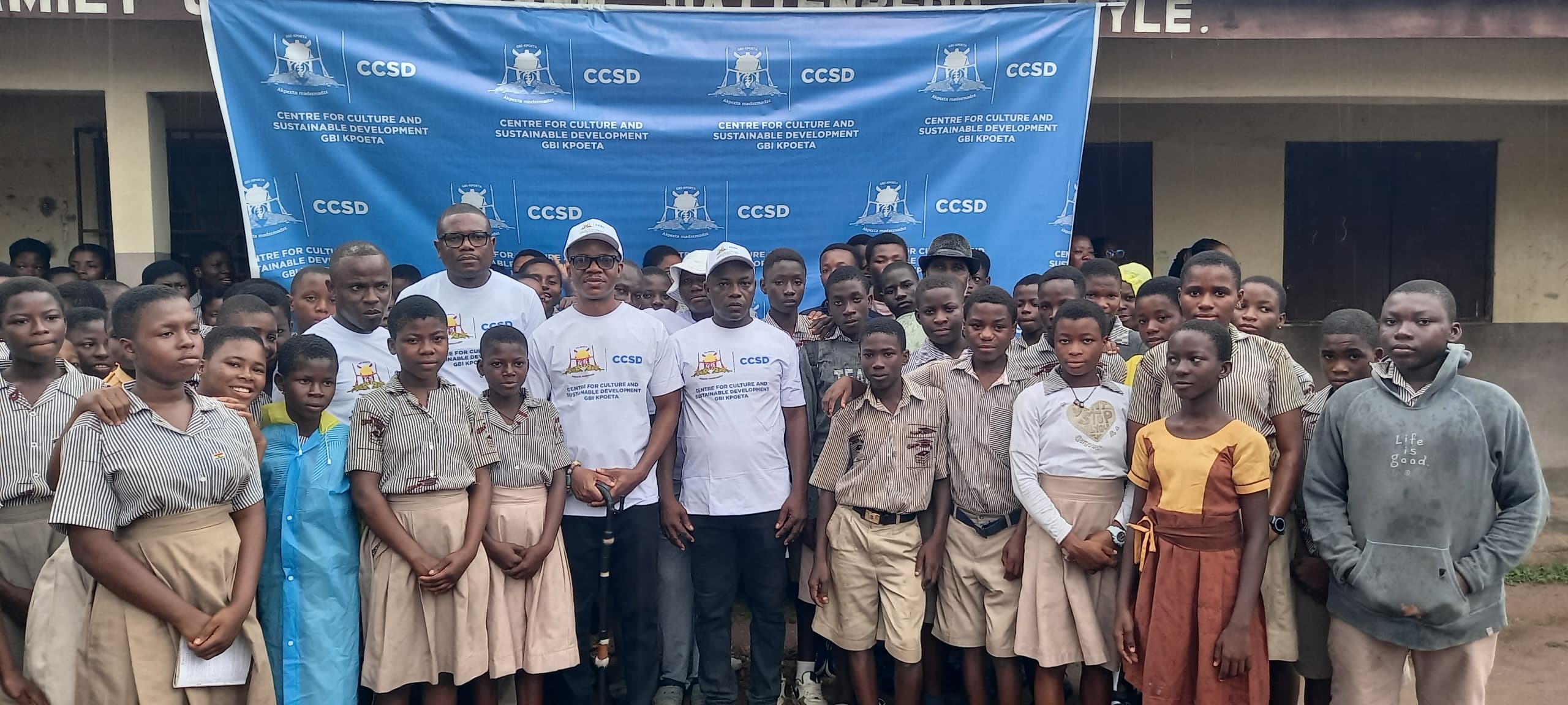 NGO plants trees with learners of Gbi-Kpoeta M/A Basic School | Ghana ...