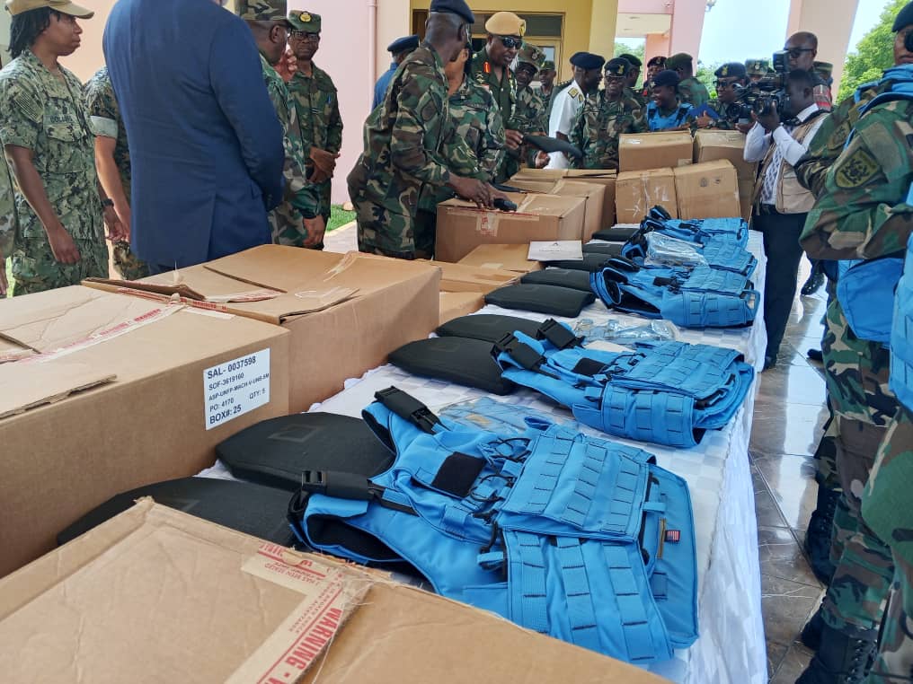 GAF receives $1m worth of female body armour from US Gov’t | Ghana News ...