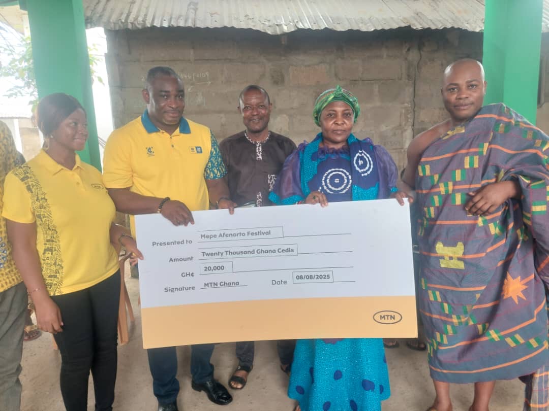 MTN Ghana supports Mepe Traditional Area | Ghana News Agency
