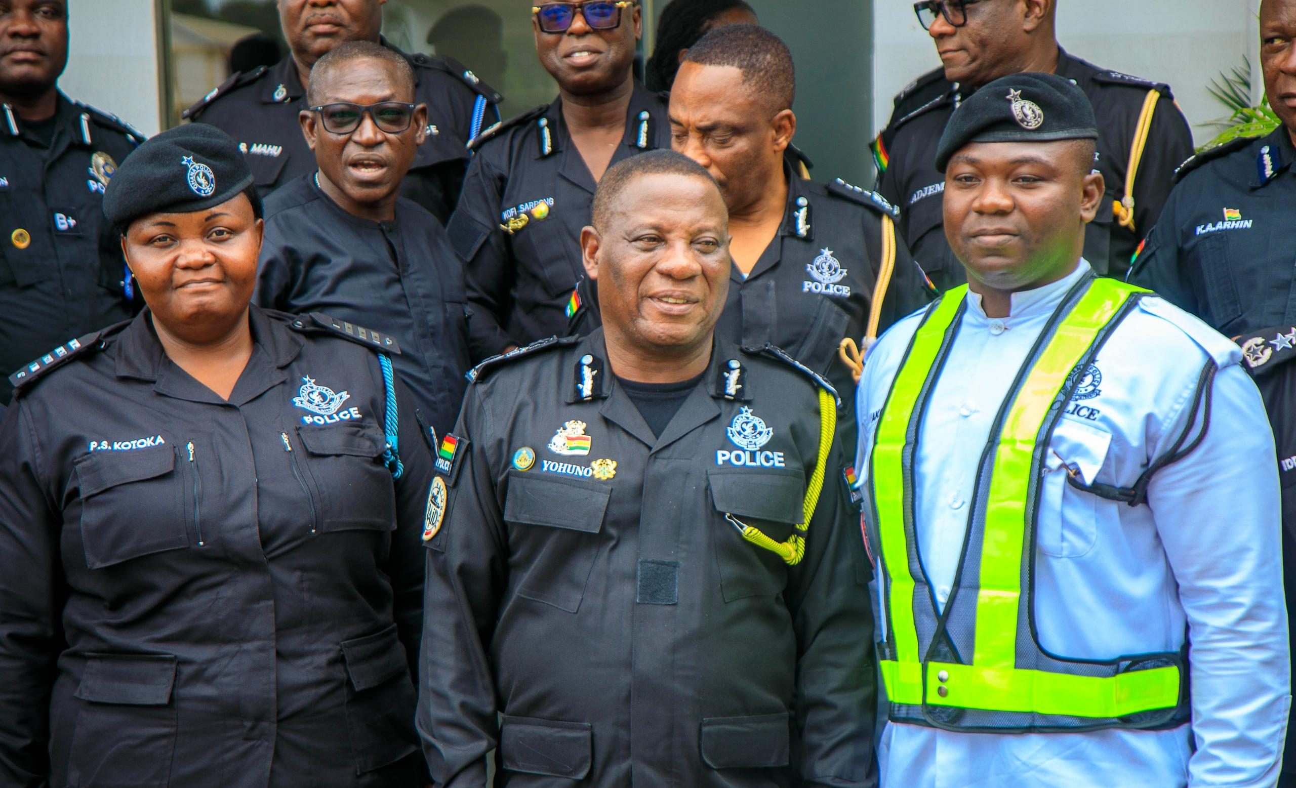 IGP promotes two officers for rescuing robbery victims | Ghana News Agency