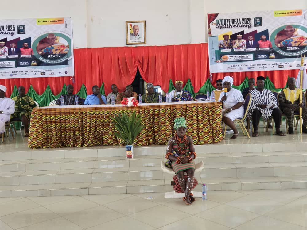 Chiefs and people of Dzodze launch 2025 DeZa | Ghana News Agency