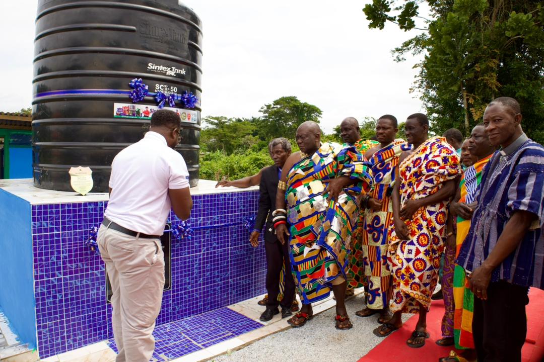 KGL Foundation commissions water system for Abura Dunkwa | Ghana News ...