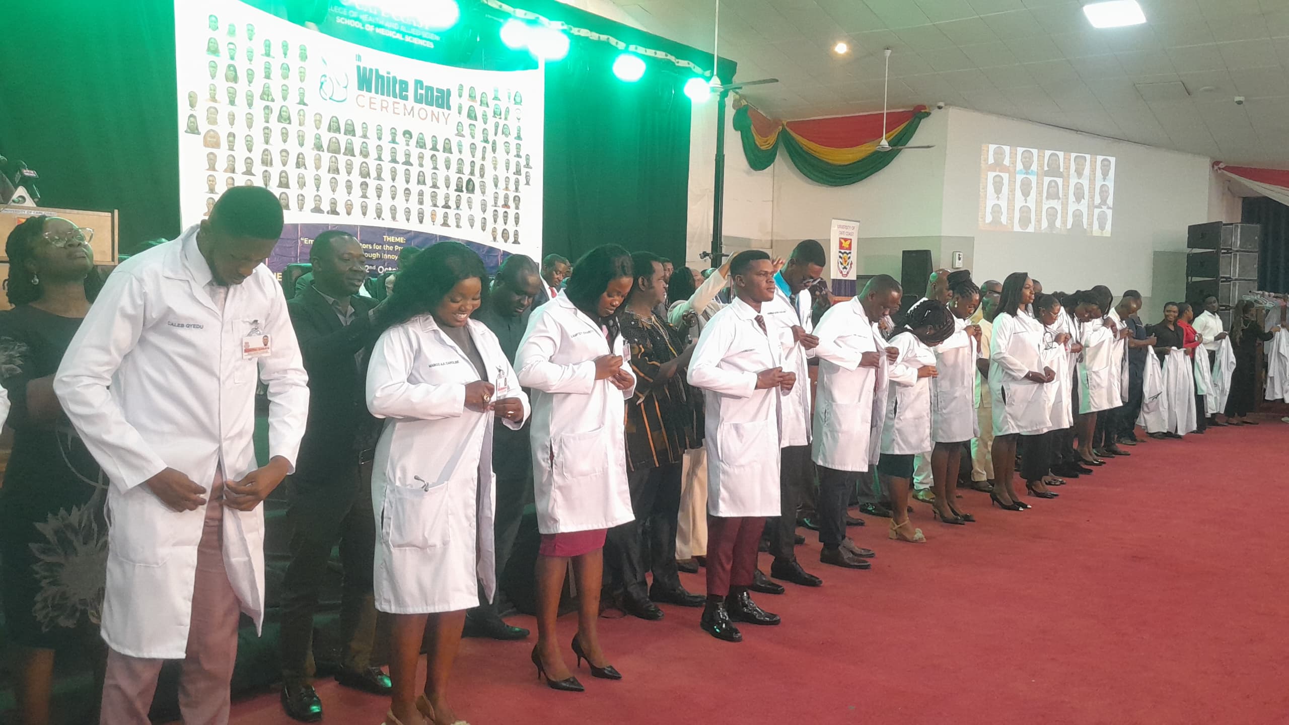UCC SMS White Coat ceremony ushers 155 students into clinical training ...