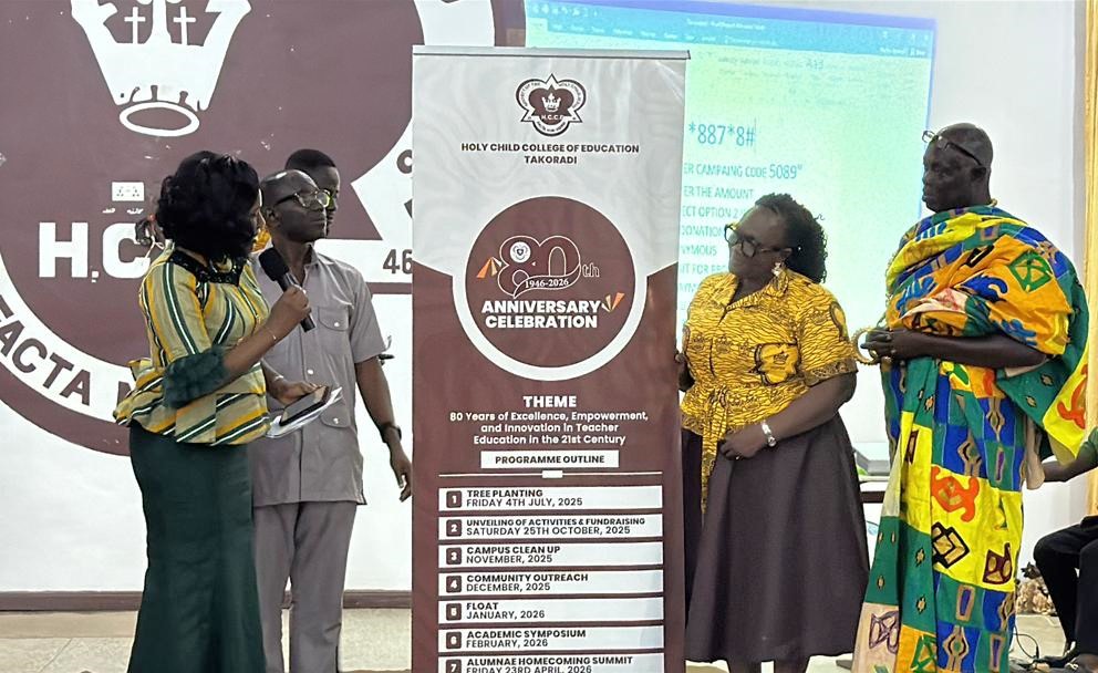 Holy Child College of Education unveils 80th anniversary | Ghana News ...