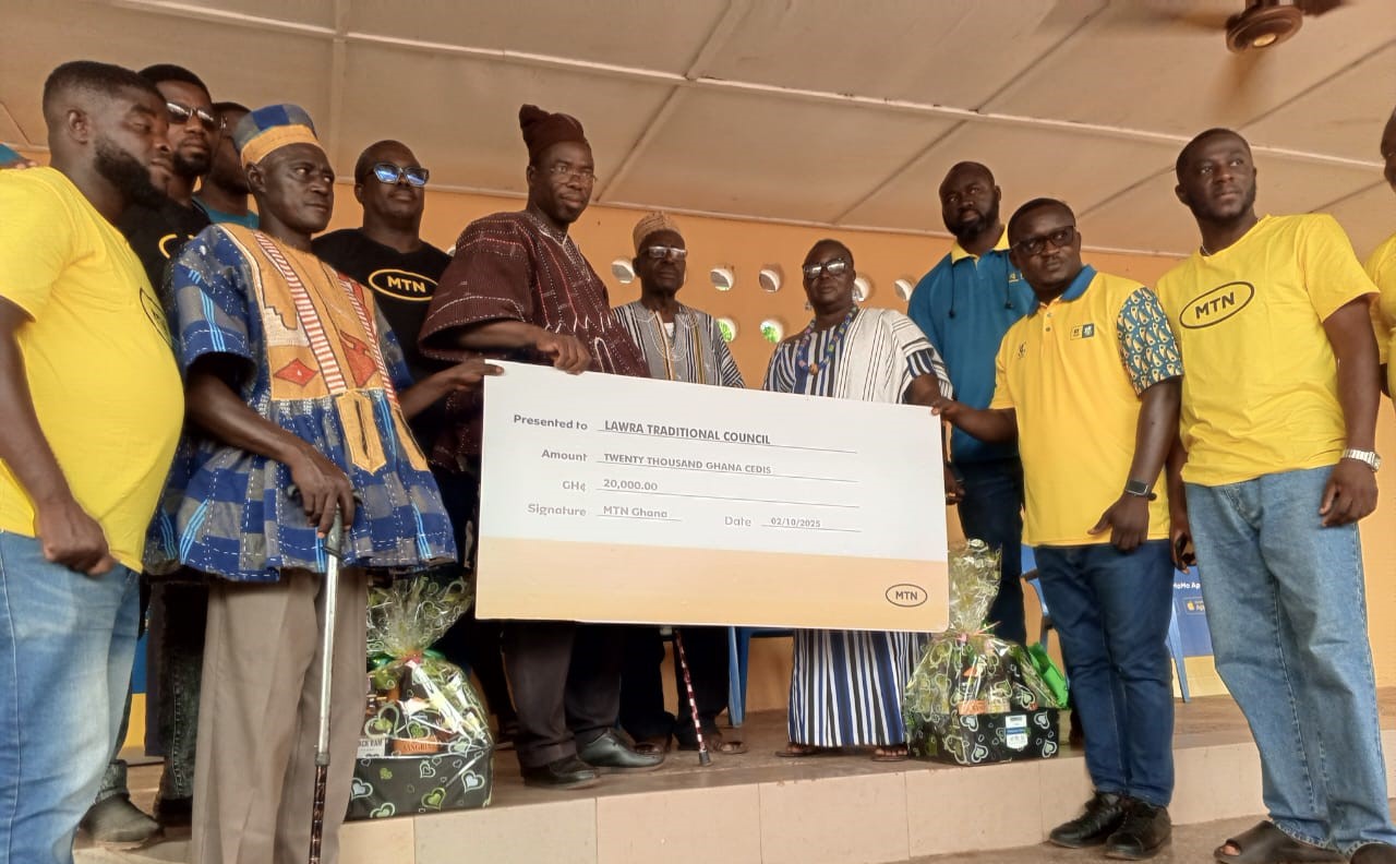 MTN Ghana donates GHȻ20,000, assorted items to support 47th Kobine ...