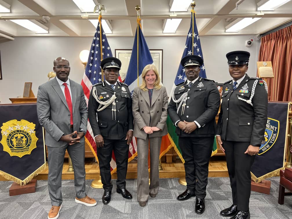 NYPD pledges deeper security collaboration with Ghana Police Service ...