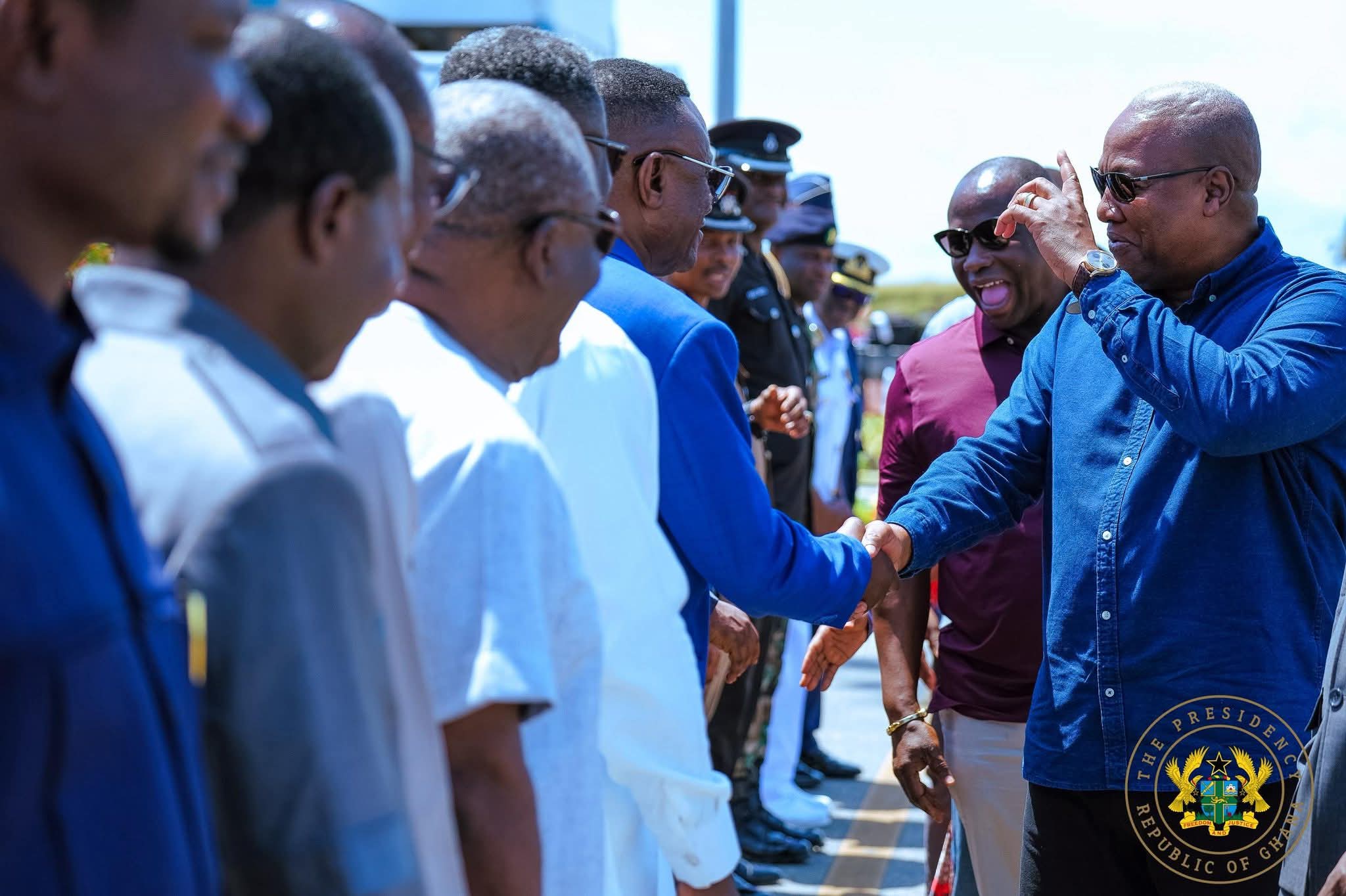 President Mahama promises to continue development projects | Ghana News ...