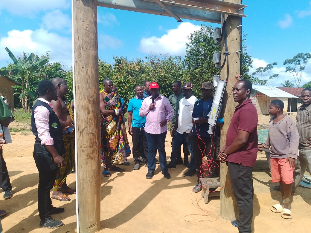 Cocoa-growing communities in Aiyinasi-North connected to national ...