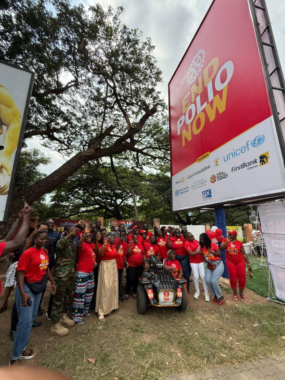 Rotary in Ghana, partners unveil End Polio Now billboard | Ghana News ...