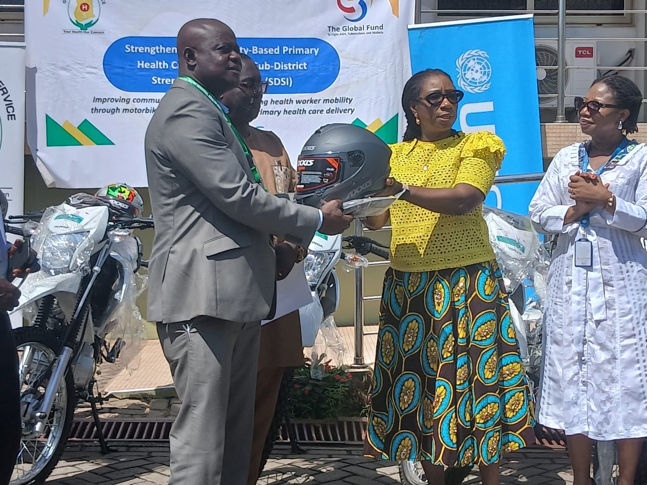 Ghana Health Service receives motorcycles to boost primary healthcare ...