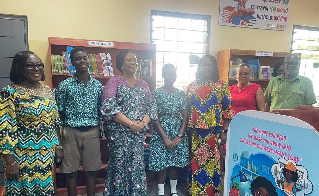 Rebecca Akufo-Addo inaugurates new library for Achimota Basic School ...