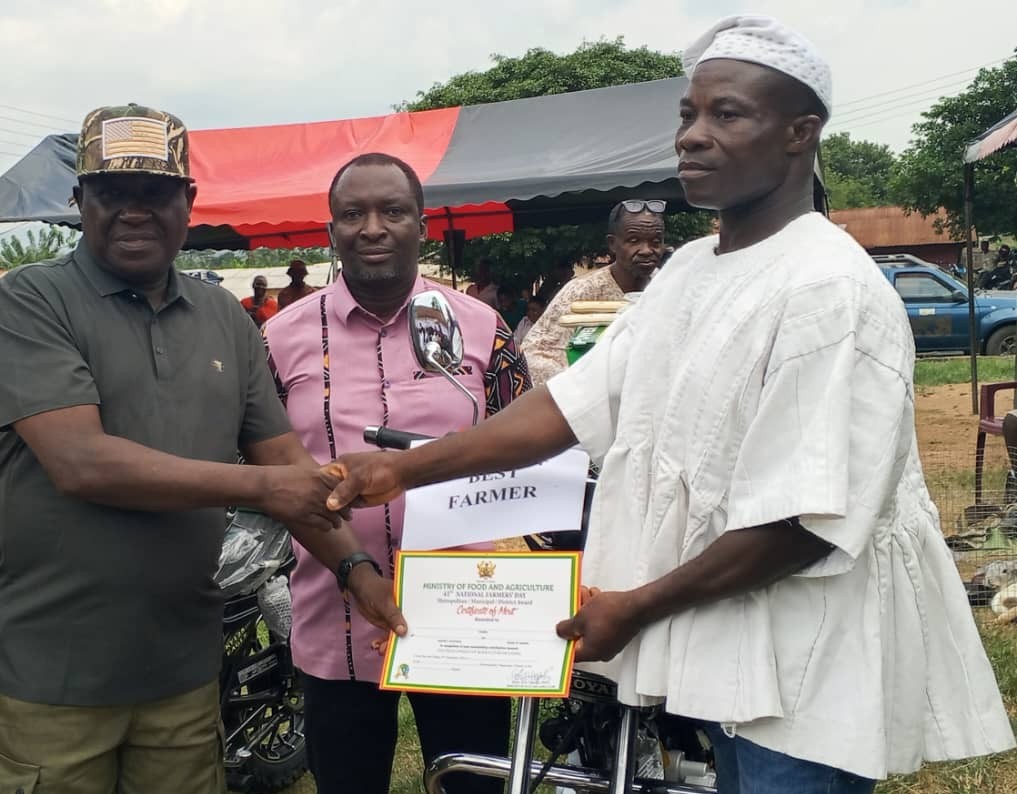 A 51-year-old man adjudged overall best farmer for Ho West District ...