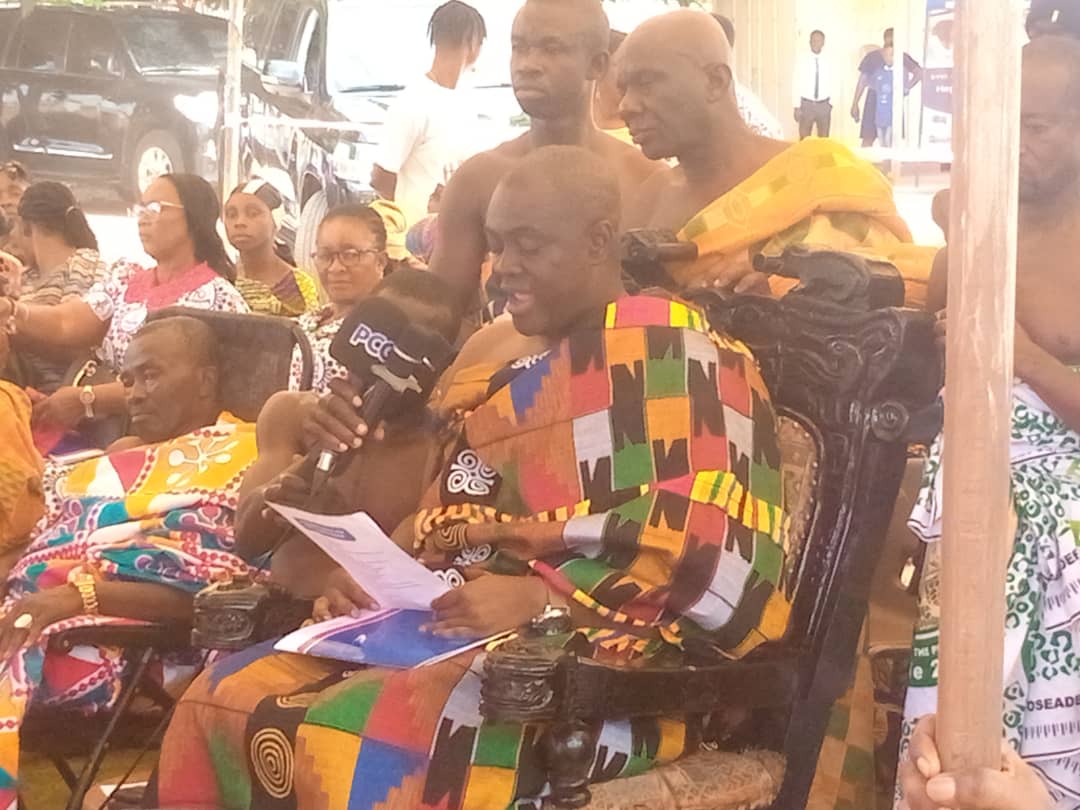 Dormaahene honours General Manager of Dormaa Presbyertian Hospital with ...