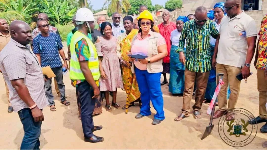 Anloga DCE breaks ground for construction of classroom blocks and other ...