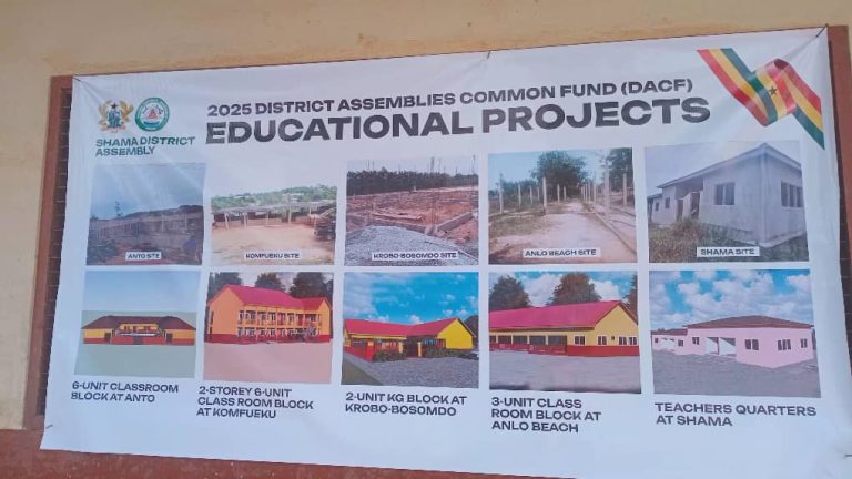 Shama District cuts sod for construction of infrastructure projects ...