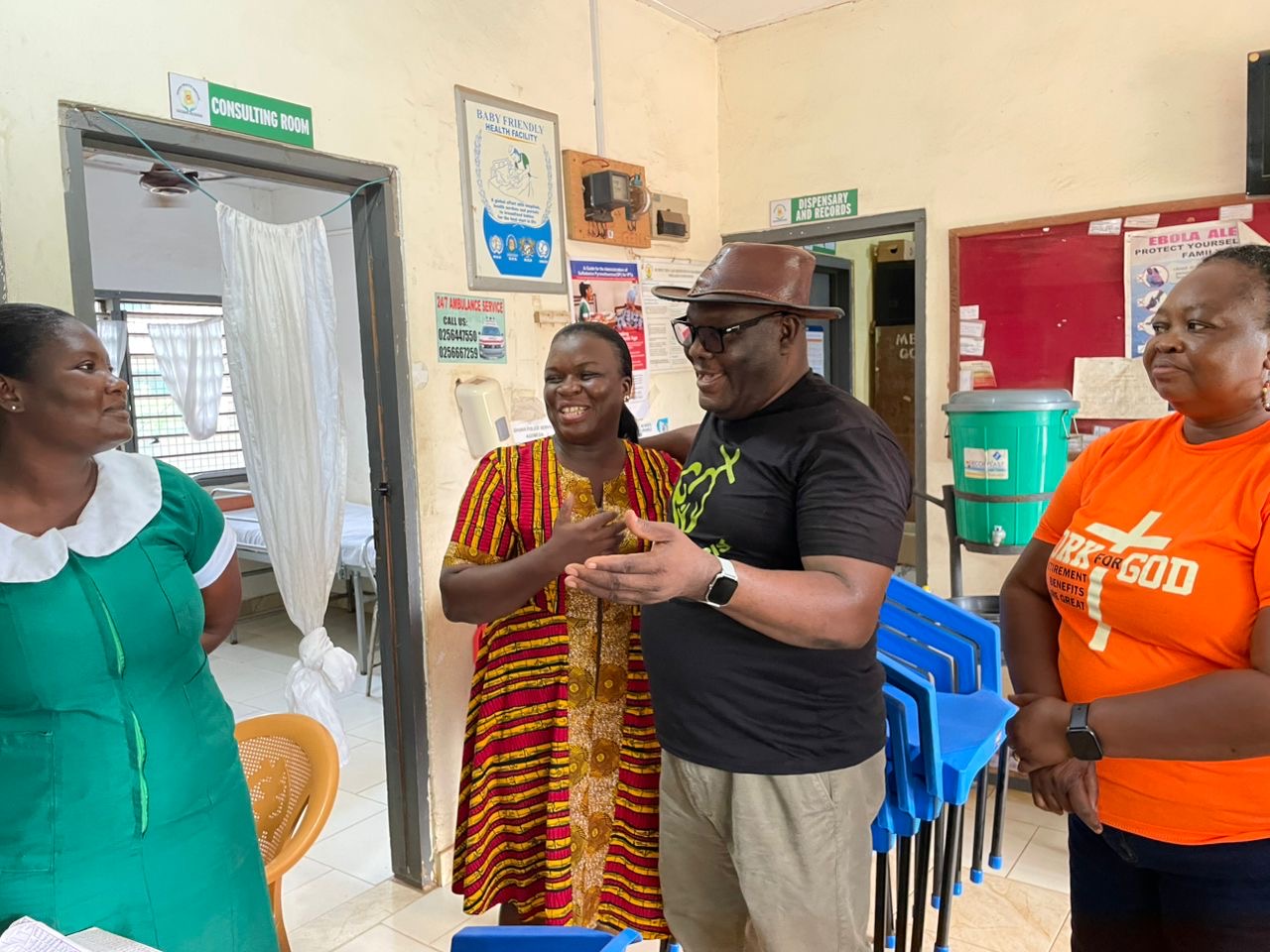 John Ajet-Nasam family donates chairs to Agomeda health centre | Ghana ...
