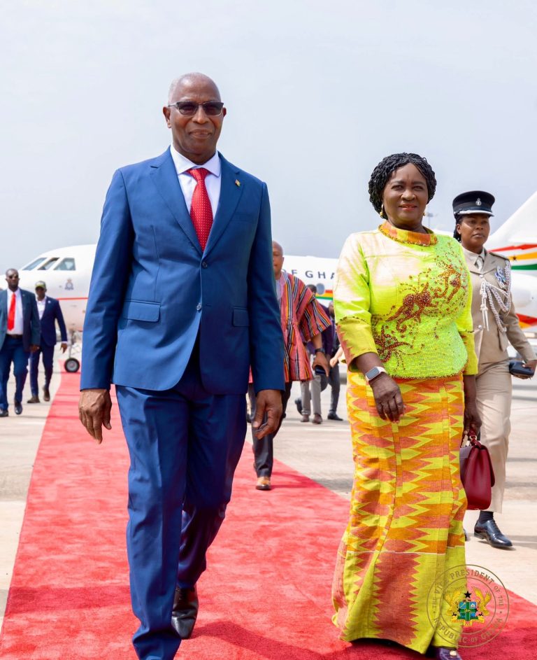 Vice President Opoku-Agyemang attends swearing-in of Guinean President ...