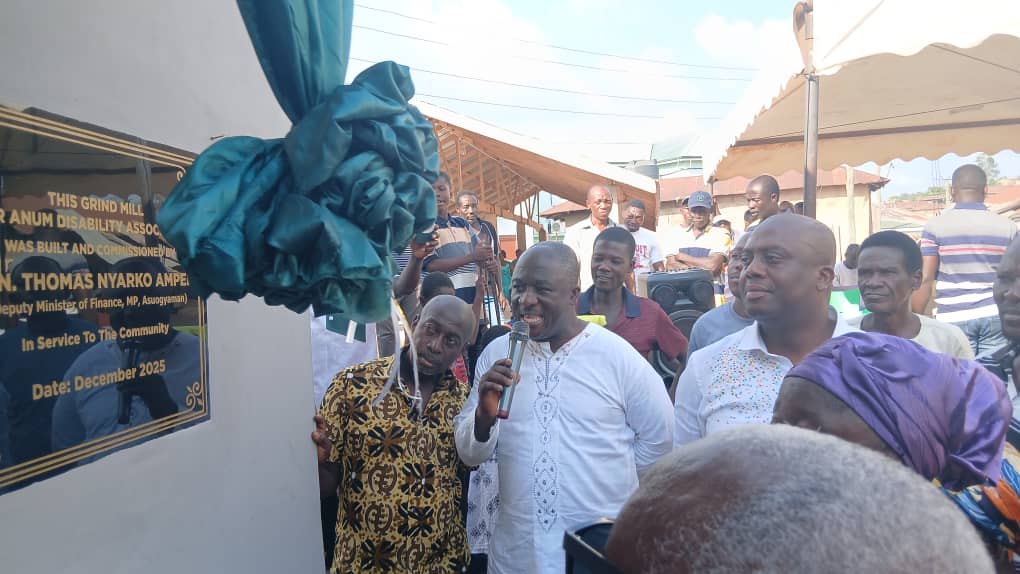 Asuogyaman MP commissions cornmill livelihood project for Anum Disabled ...