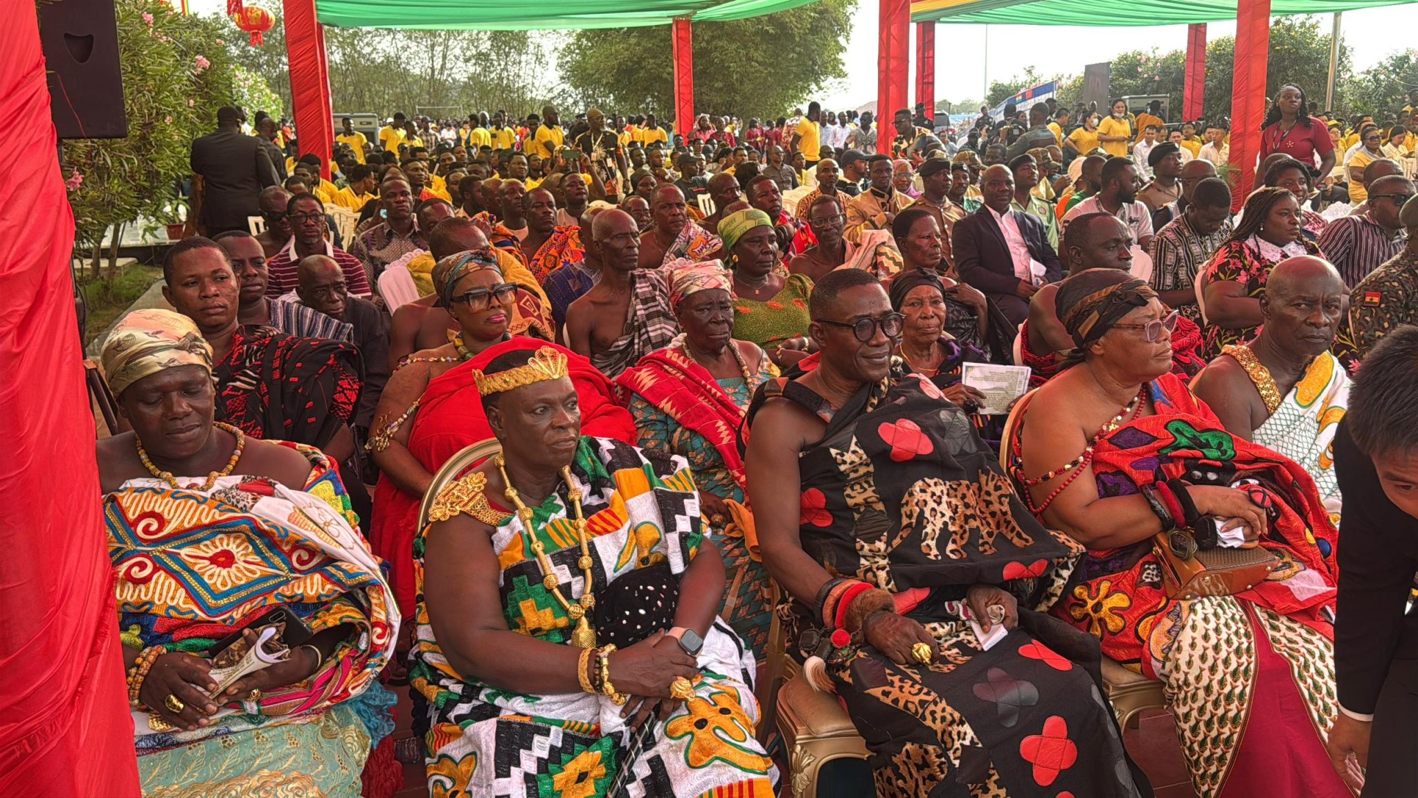 President Mahama inaugurates phase five of tile production line at KEDA ...