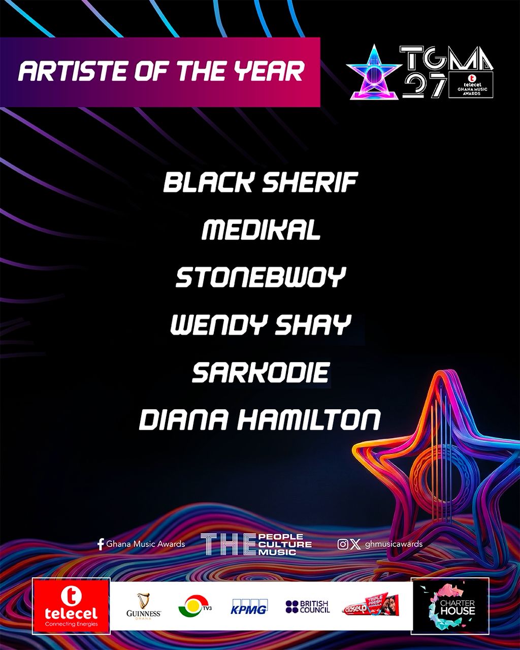 Full list of nominees for 27th TGMA announced | Ghana News Agency