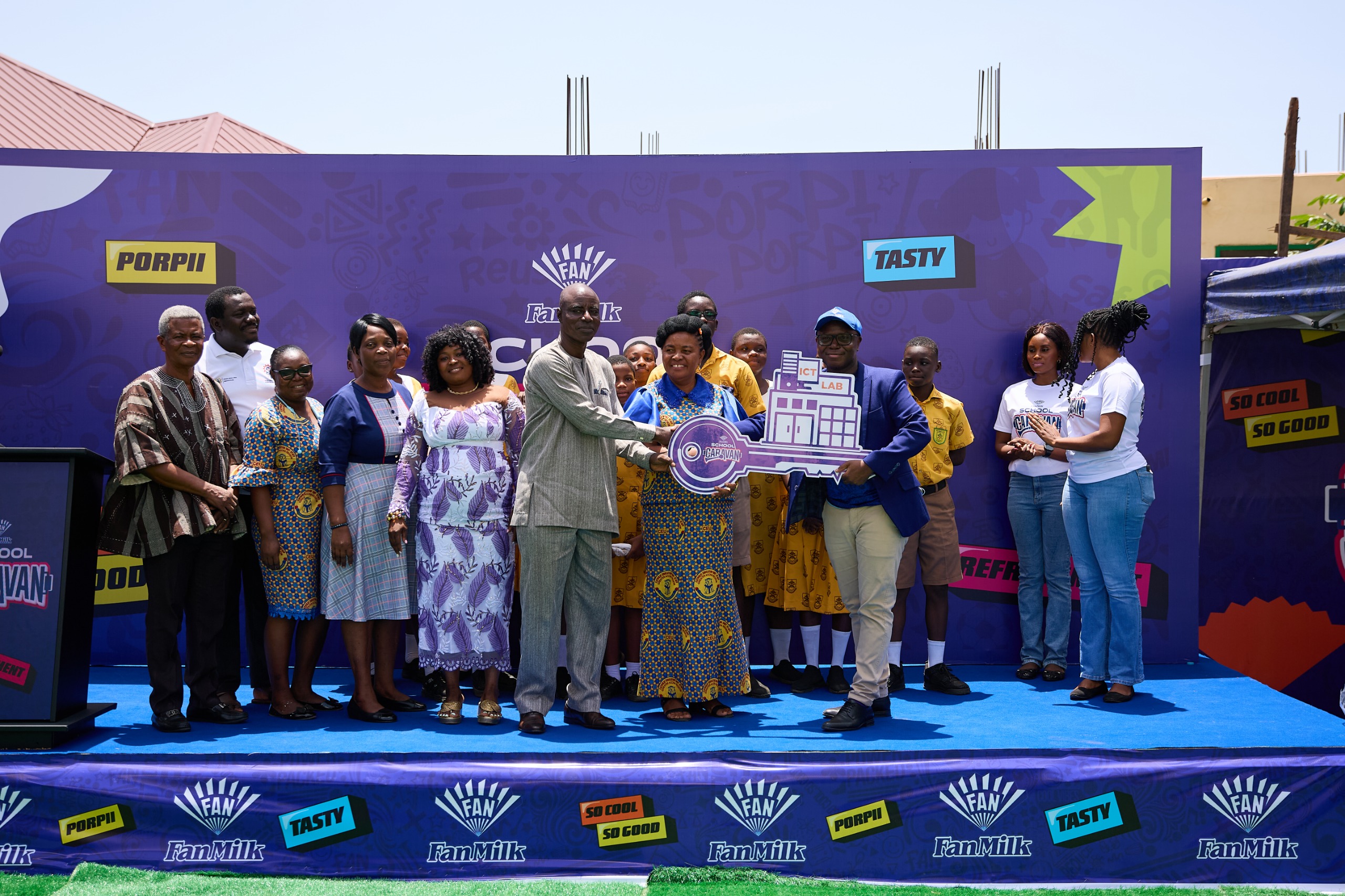 Quaye Nungua R/C tops 2025 FanMilk School Caravan, wins ICT lab | Ghana ...